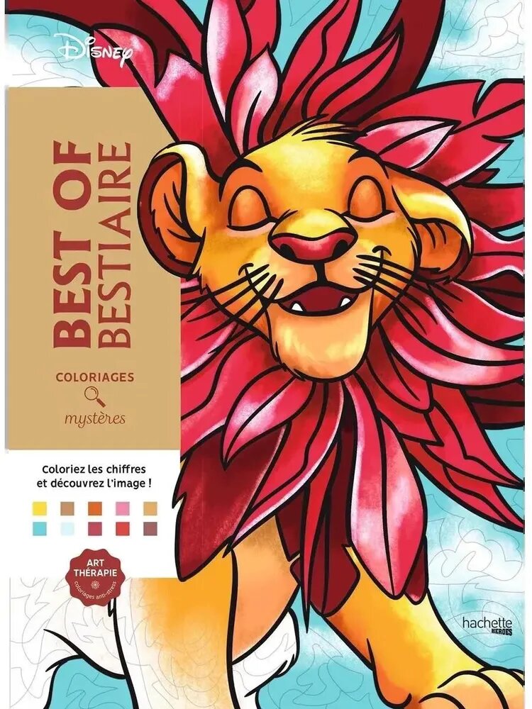Раскраска по номерам дисней Coloriages mysteres Disney