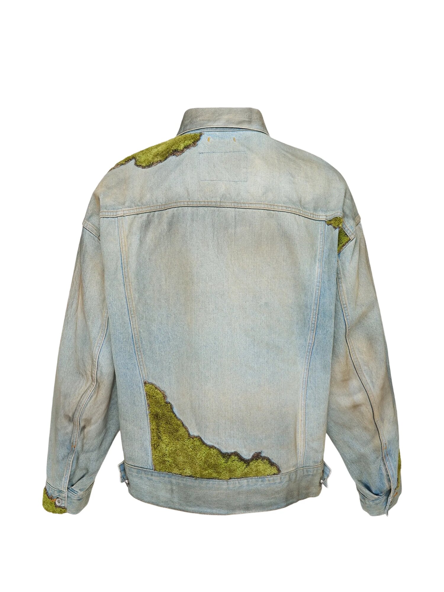Куртка Doublet Moss-patchwork denim jacket, размер 48 — фото 1