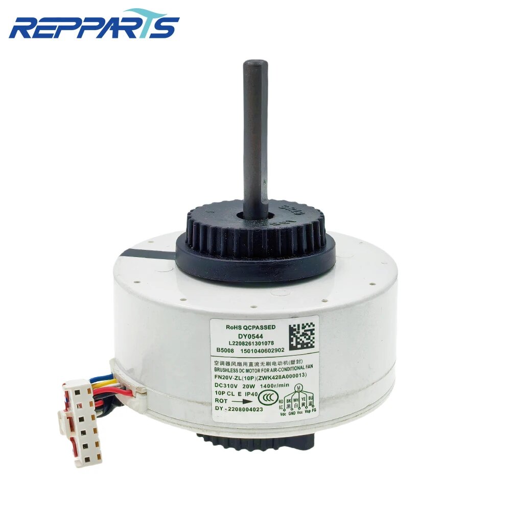 Новый вентиляторный двигатель для внутреннего блока Gree ZWR20-V DC310V 20W 1250RPM FN20V-ZL для кондиционеров (запчасти для кондиционирования воздуха)