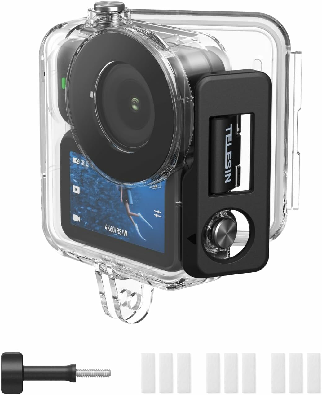 Защитный кейс TELESIN, для DJI Osmo, водонепроницаемый, антизапотевающий, для подводного плавания