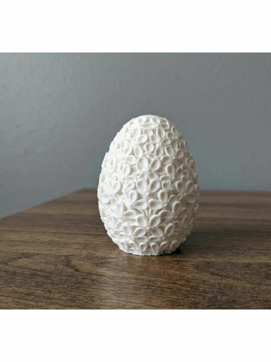 Пасхальное Яйцо Белое 3D печать из пластика