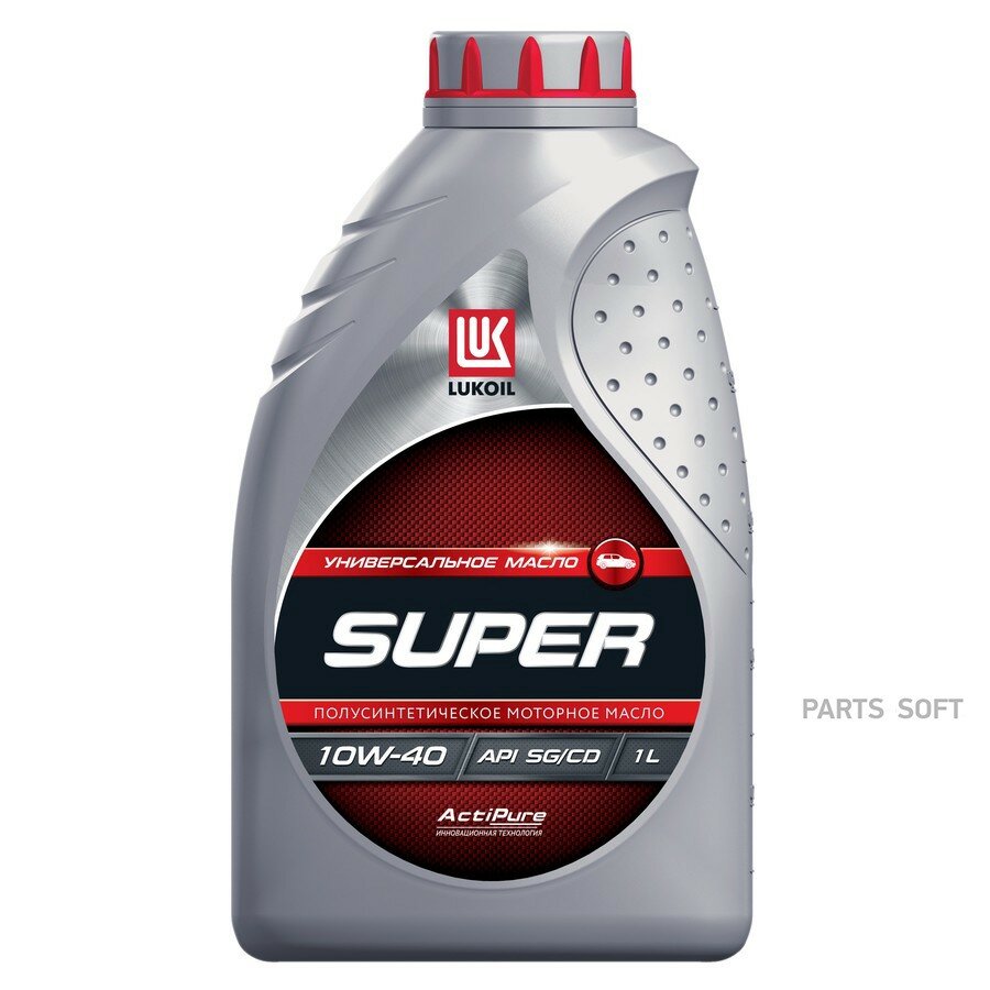 LUKOIL 19191 Масло моторное полусинтетическое 10W40 1л, LUKOIL Супер