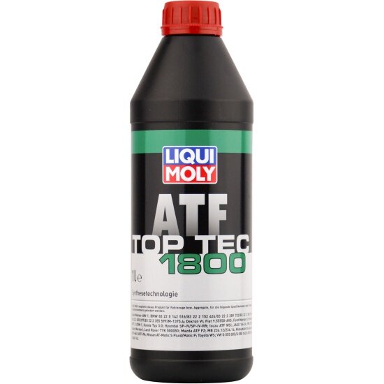 Трансмиссионное масло Liqui Moly Top Tec ATF 1800 для АКПП HC-синтетическое 1 л