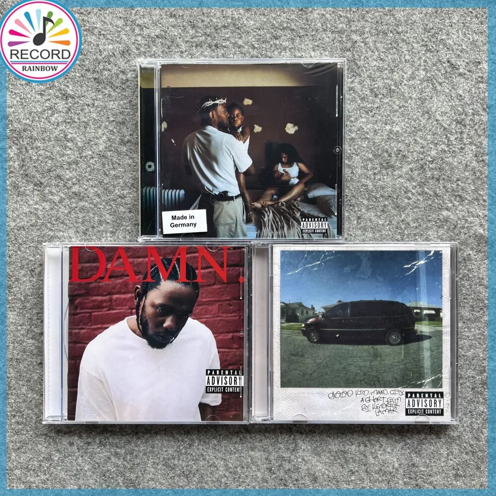 Kendrick Lamar Mr. Morale & The Big Steppers, Good Kid, M.A.A.D City 2CD, DAMN 3 CD Совершенно новый Запечатанный Альбом