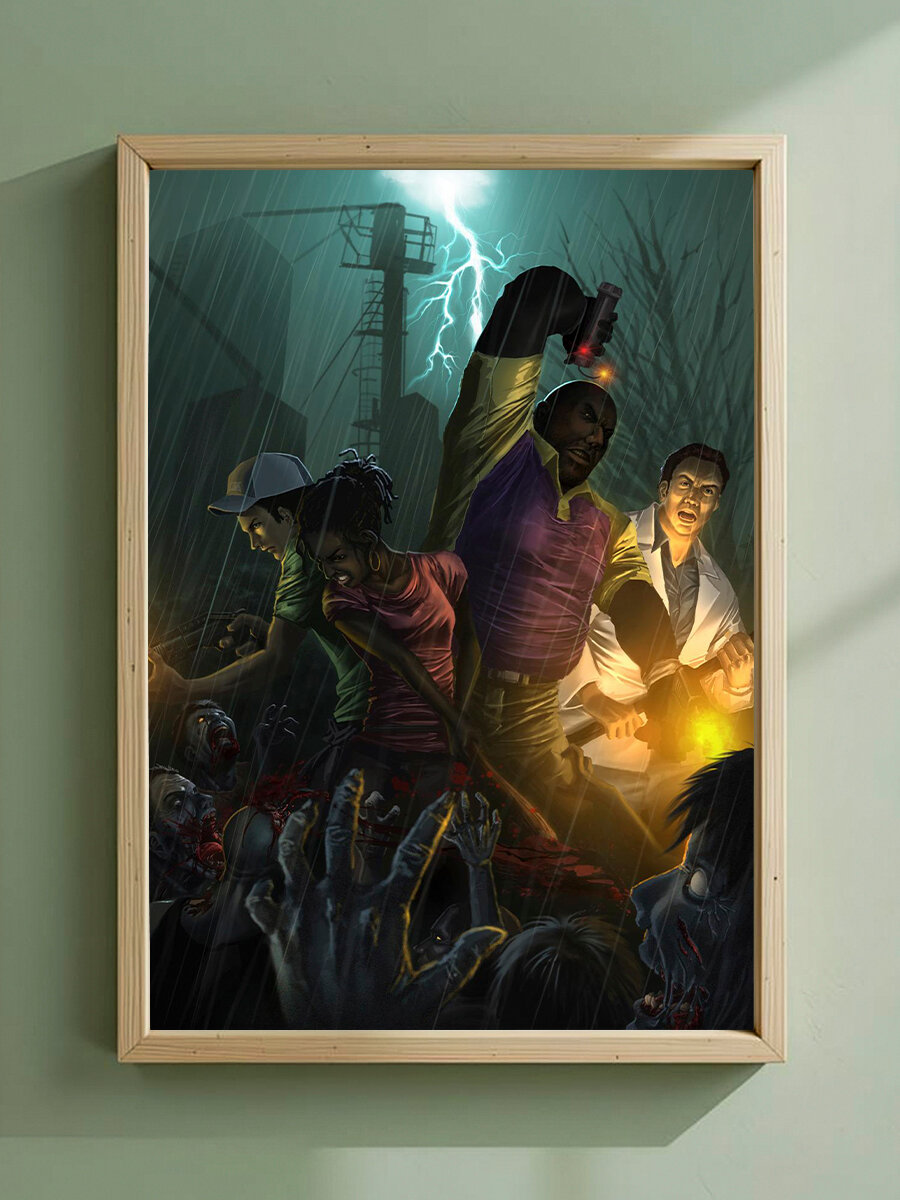 Постер, плакат на стену "Left 4 Dead" 42 см х 29,7 см (А3)