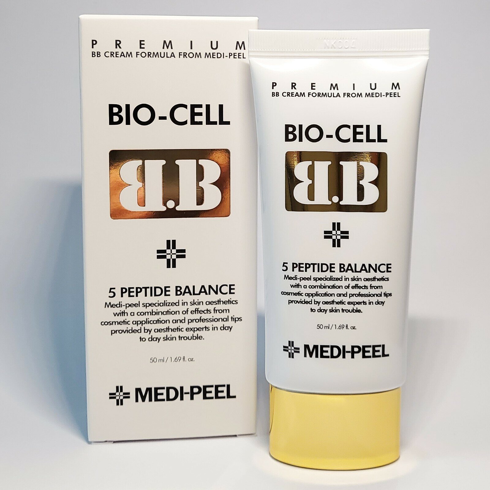 ББ-крем осветляющий с пептидами MEDI-PEEL 5 Peptide Balance Bio-Cell BB Cream