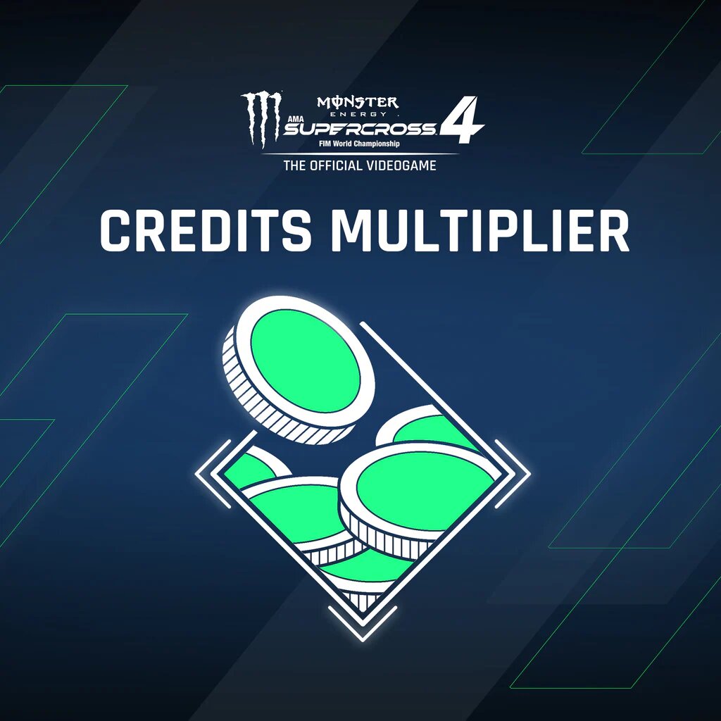 Дополнение Monster Energy Supercross 4 - Credits Multiplier, цифровое издание PlayStation 4, регион Индия / код пополнения баланса