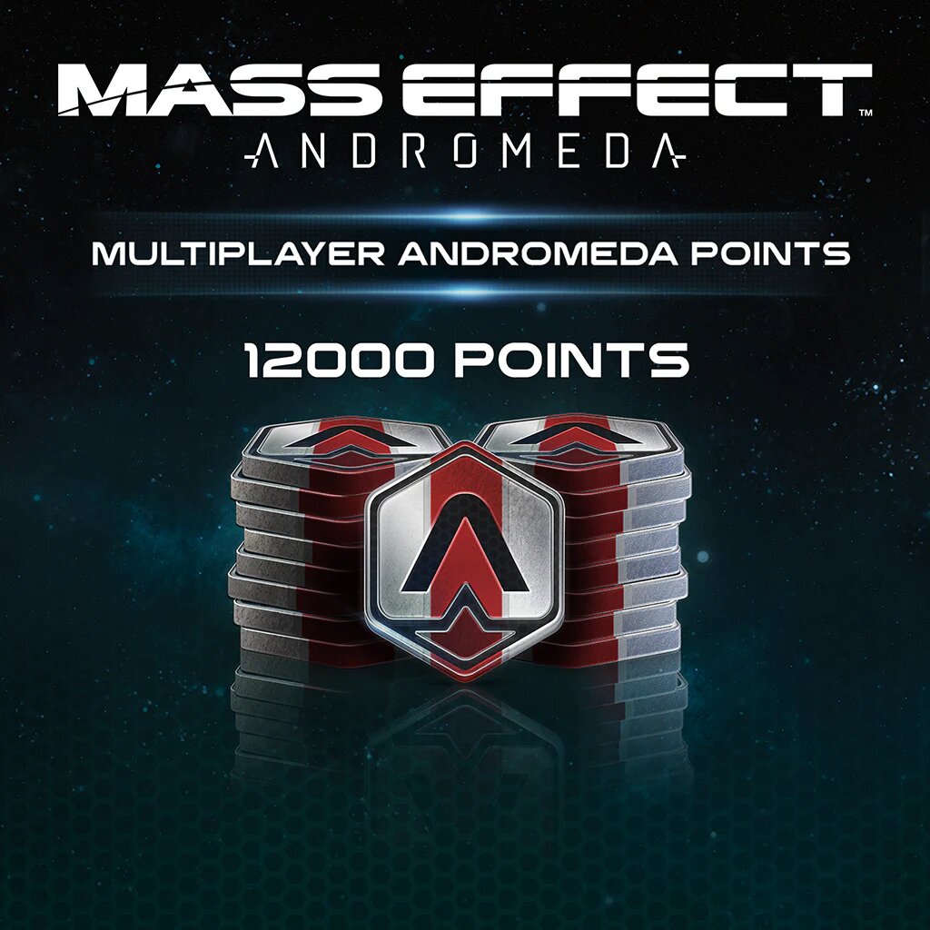 Дополнение 12000 Mass Effect: Andromeda Points, цифровое издание PlayStation 4, регион Турция / код пополнения баланса