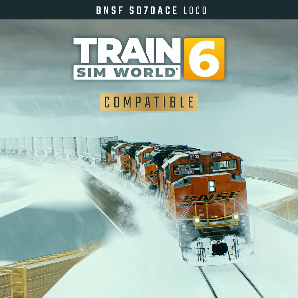 Дополнение Train Sim World 6: BNSF SD70ACe Add-On, цифровое издание PlayStation 4 и PlayStation 5, регион Индия / код пополнения баланса
