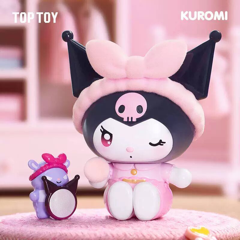 Оригинальная коллекционная фигурка TOPTOY Kuromi Sparkling Idol Series в слепой коробке, модная игрушка-украшение для