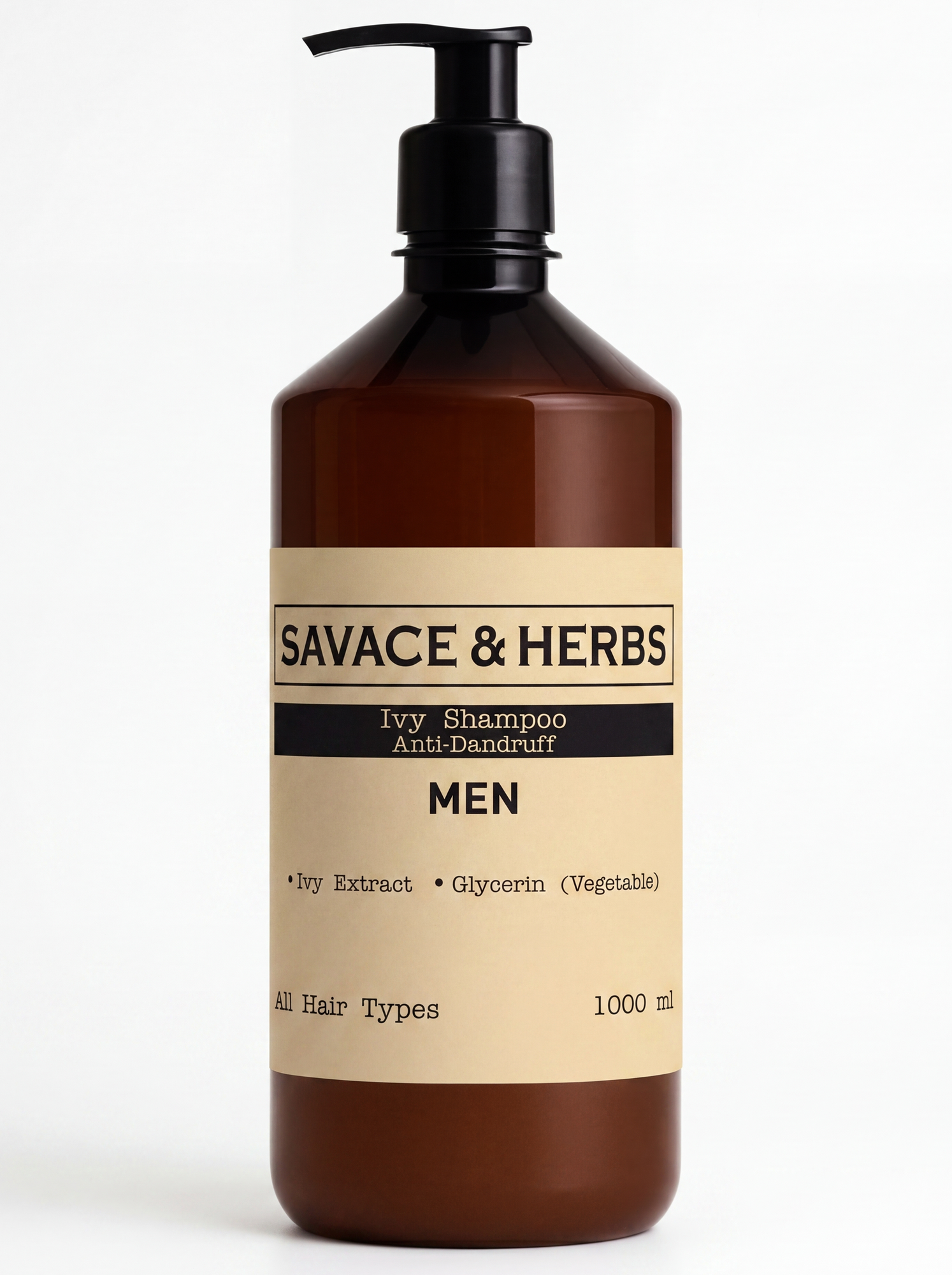 Шампунь мужской против перхоти 1000 мл Savace & Herbs , anti-dandruff