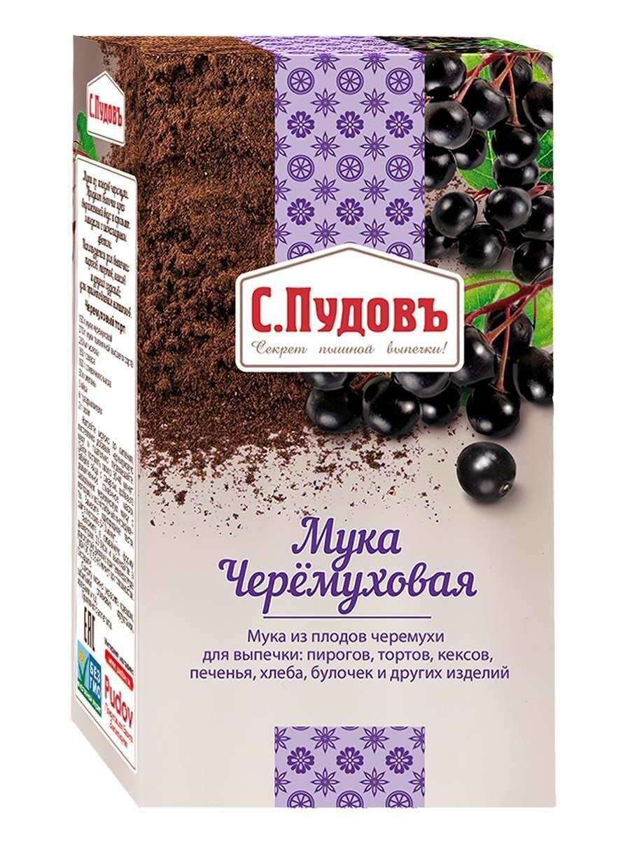 Мука С. Пудовъ черемуховая для выпечки /картон/ 150г