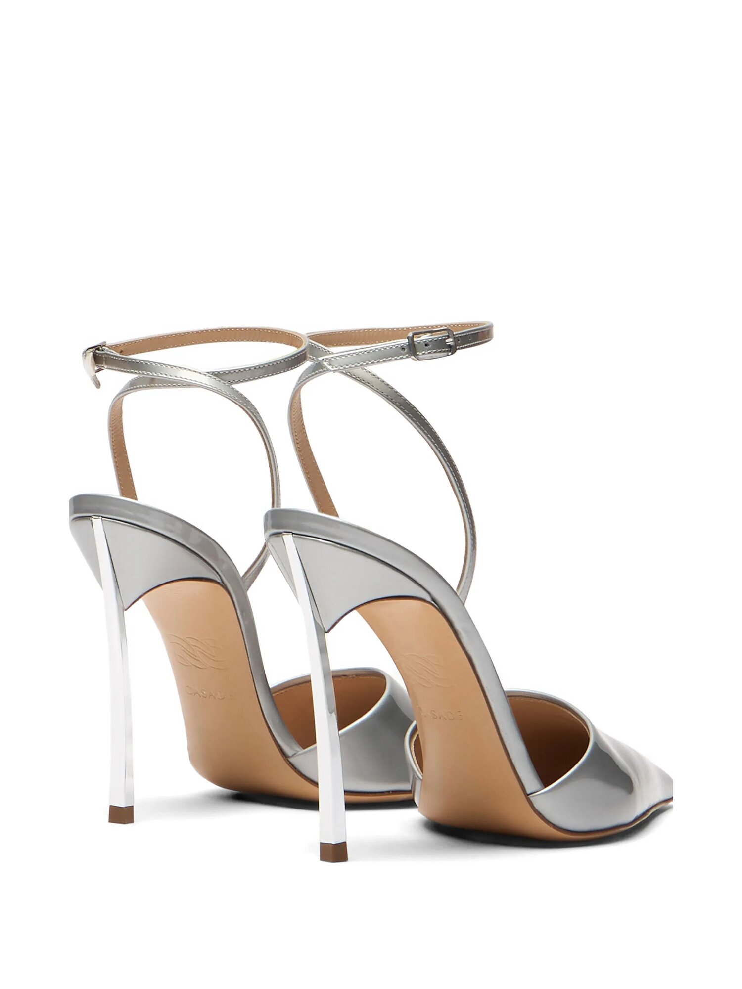 Туфли Casadei Superblade Sharp, размер 36, Silver — фото 1