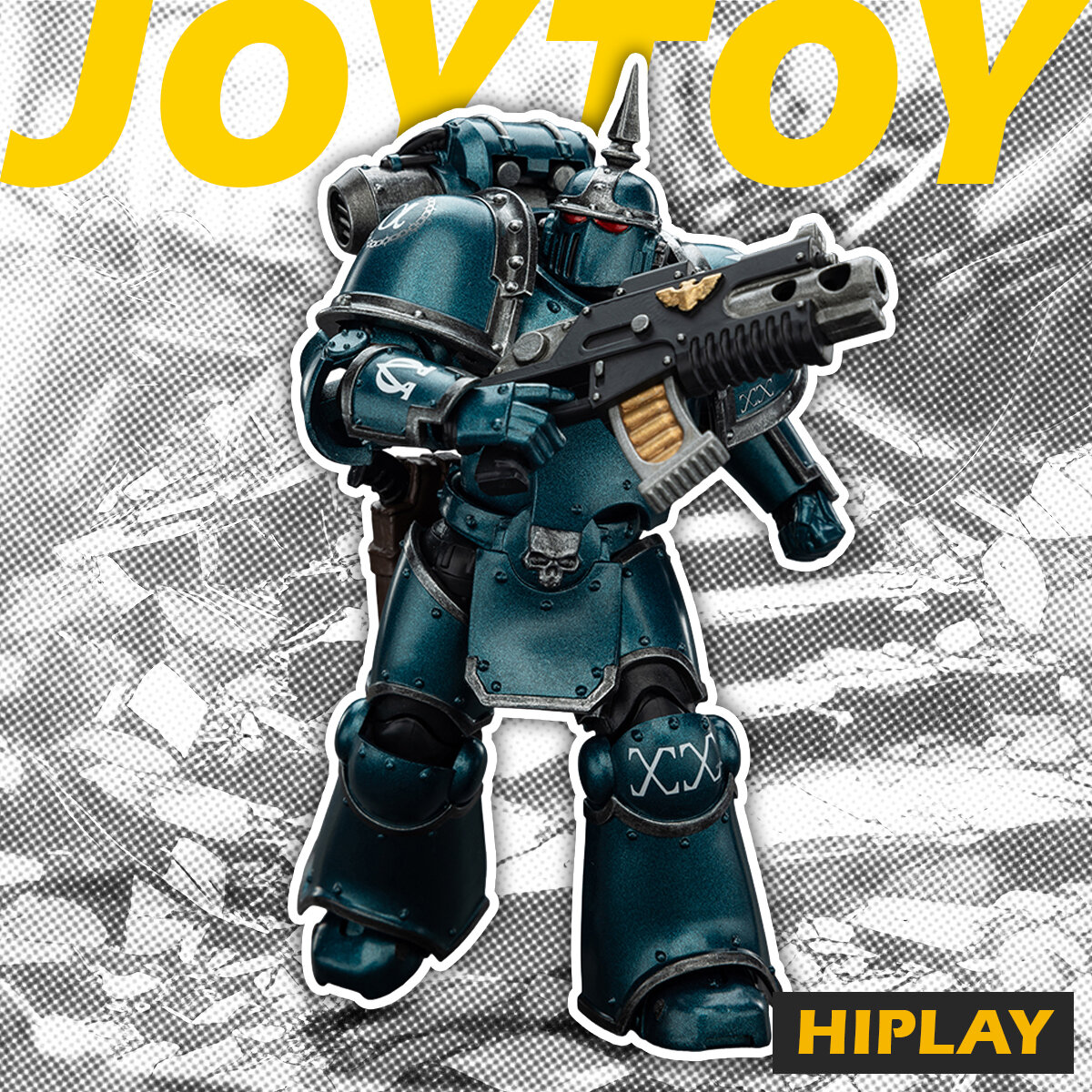 HIPLAY JOYTOY Warhammer The Horus Heresy Альфа Легион МК III Тактический Легионер JT02670 1/18