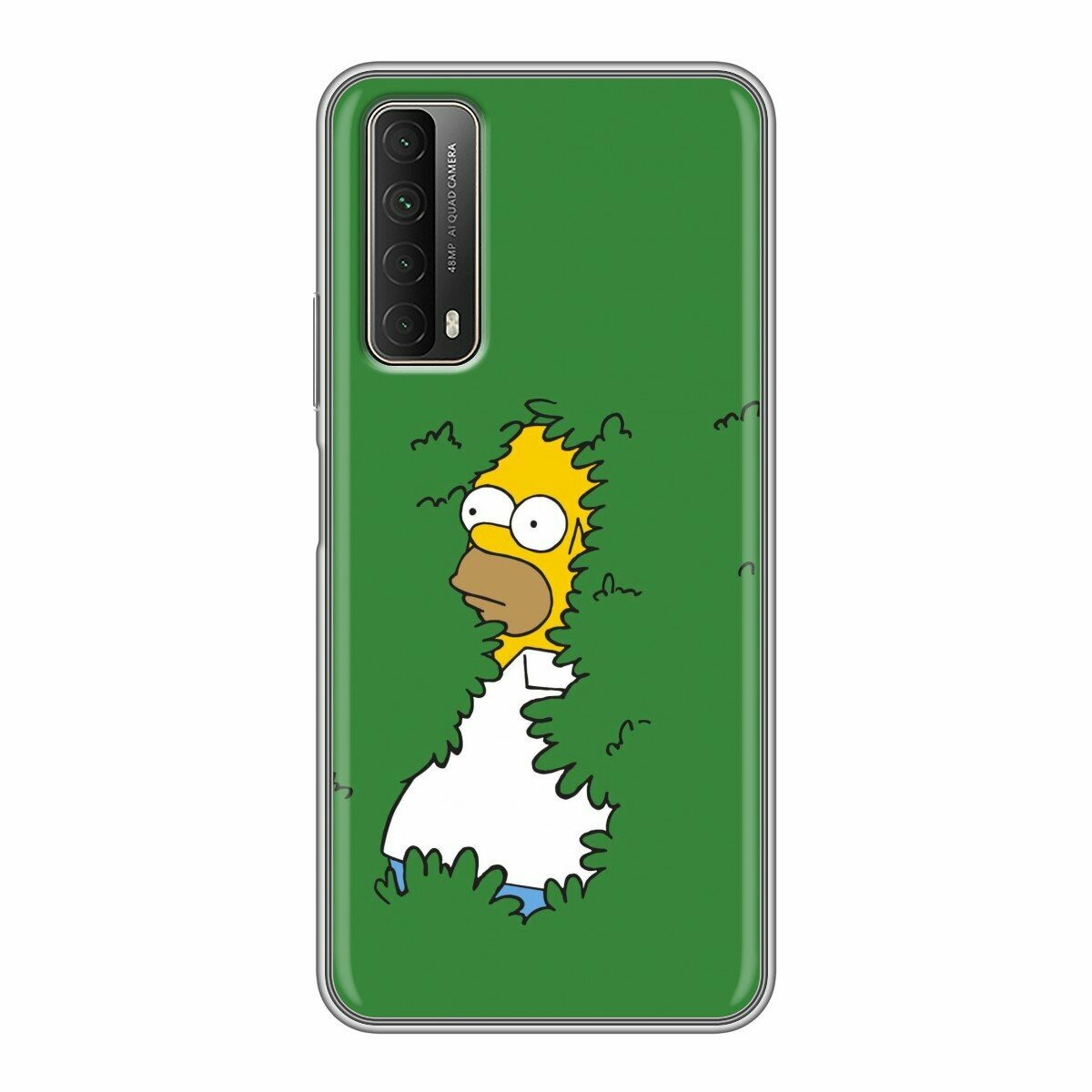 Чехол для Huawei P Smart (2021) с принтом Симпсоны (Хуавей П Смарт 2021)