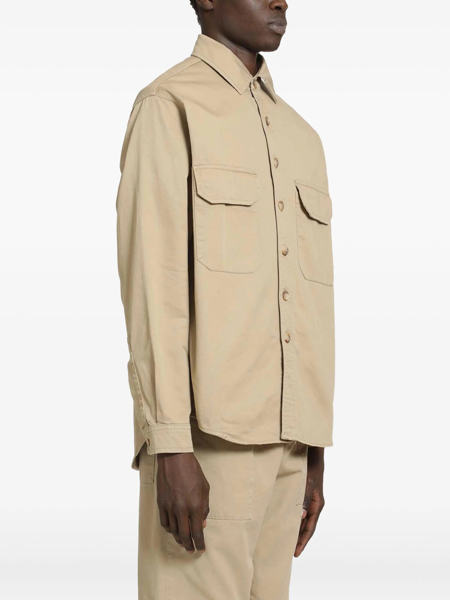 Куртка WHITE SAND Cotton shirt jacket, размер 48, разноцветный — фото 1