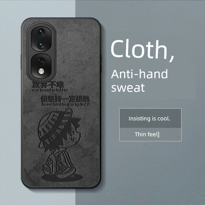 Силиконовый чехол для телефона с рисунком стильной надписи для Honor 50 Pro - Ударопрочный, тонкий, полная защита