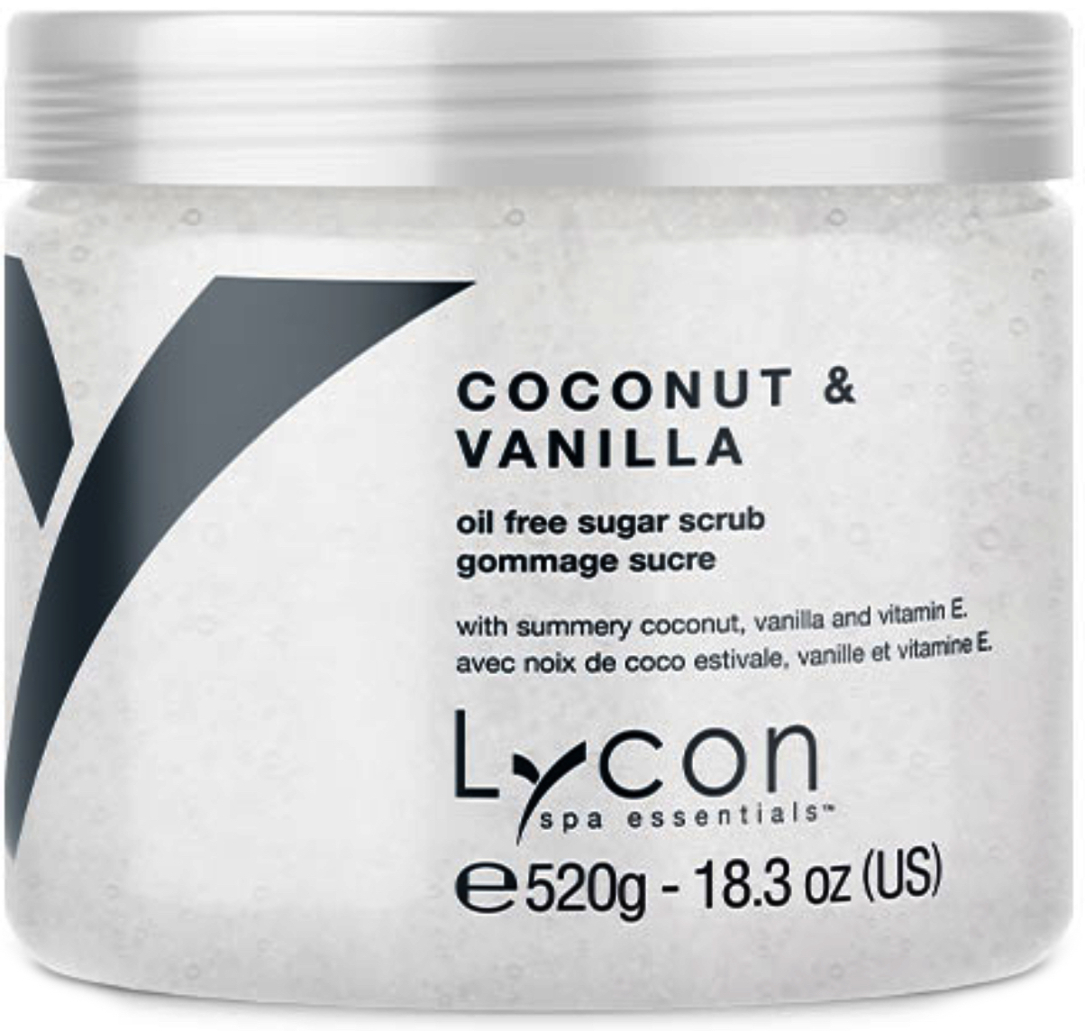 LYCON Скраб для тела - кокос и ваниль 520 г Coconut & Vanilla Sugar Scrub 520 10ml