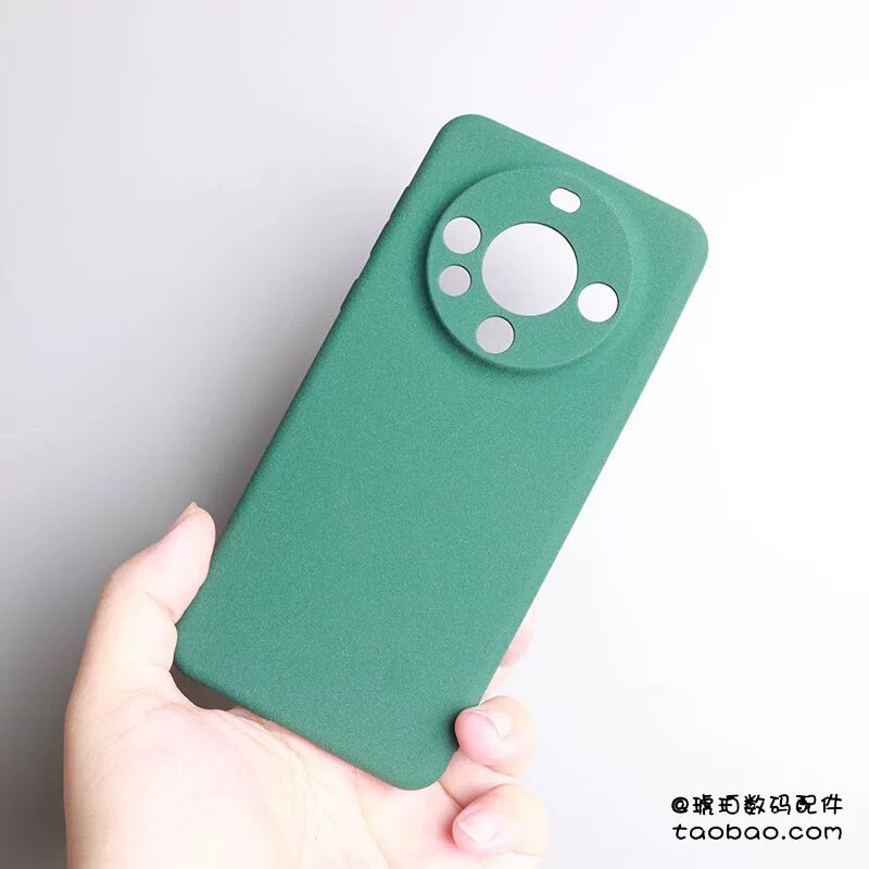 Чехол для Huawei Mate 60 Pro, темно-зеленый, с полным покрытием камеры, анти-скользящее покрытие