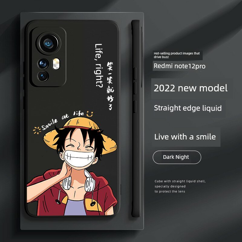 Силиконовый чехол для Redmi Note 12 Pro+, матово-черный, ударопрочный чехол для телефона