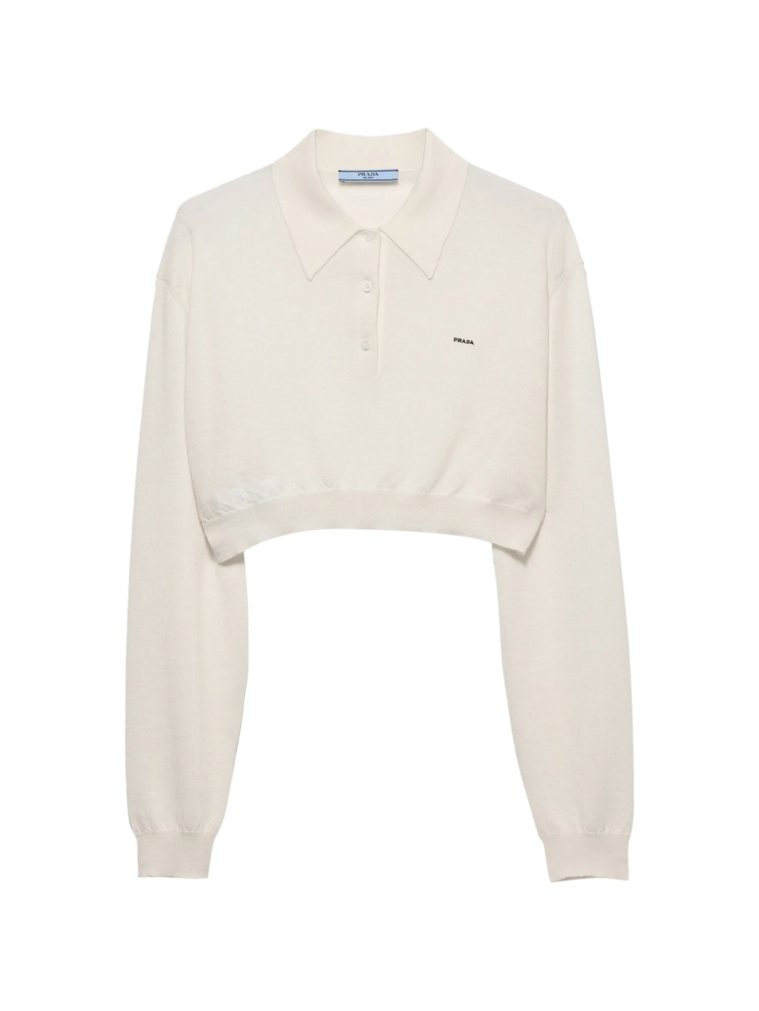 Рубашка Cropped cashmere polo shirt