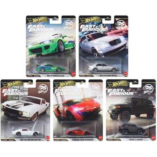 Машинка Hot Wheels HNW46 Fast & Furious