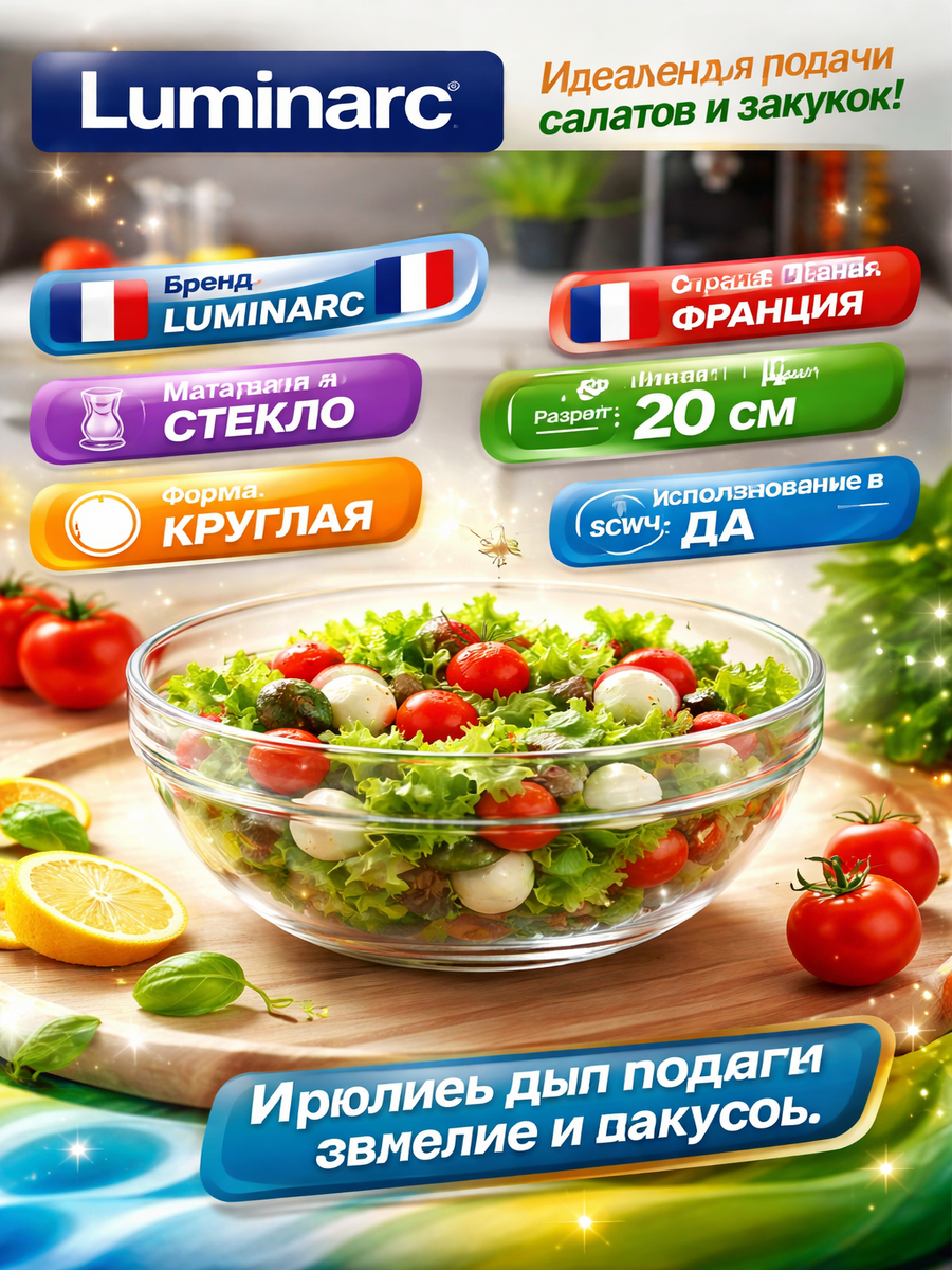 Салатник Luminarc Empilable, 20см