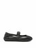 Балетки ASH Ruched-strap leather ballet flats, размер 41, black/black