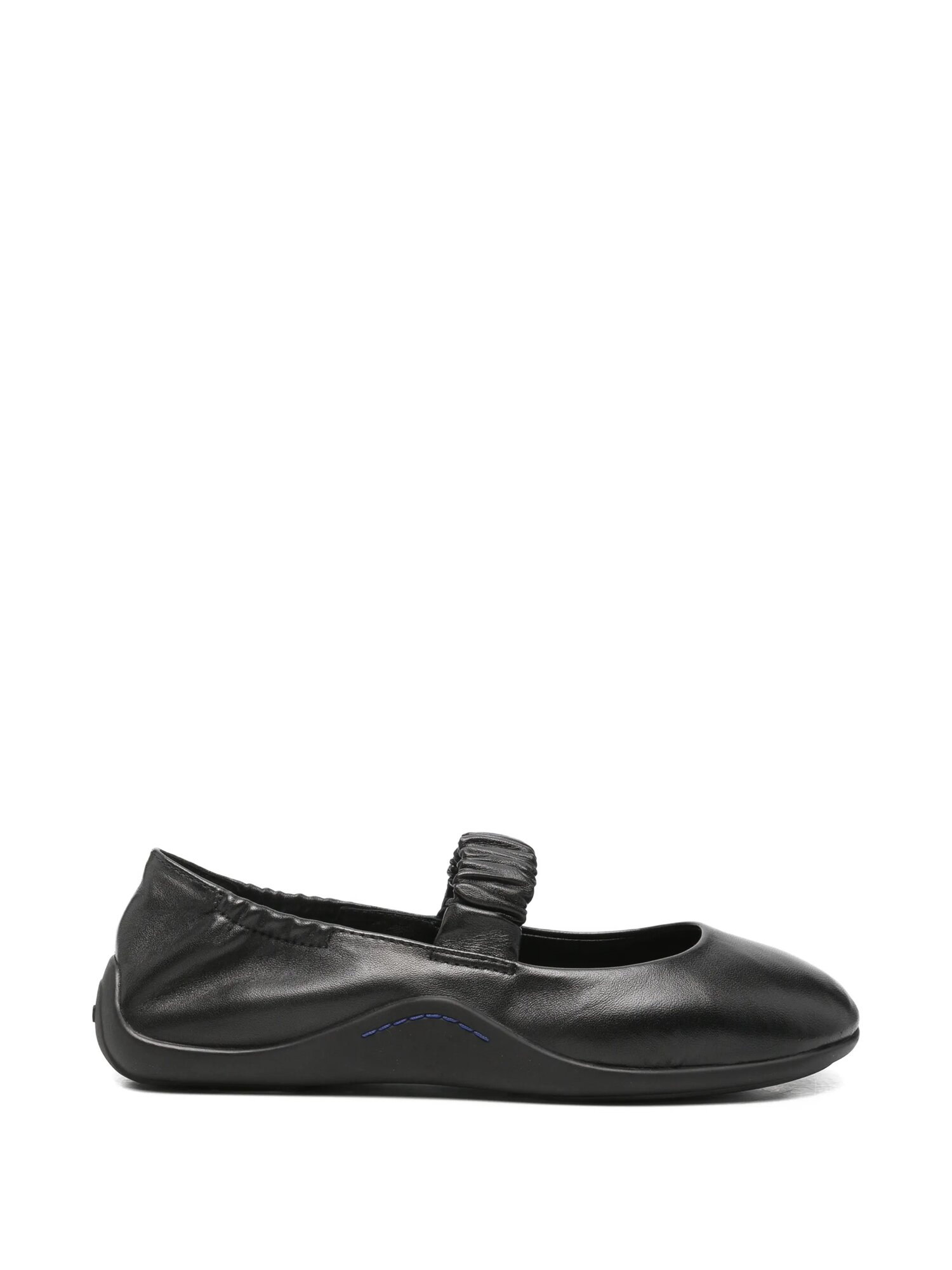 Балетки Ruched-strap leather ballet flats