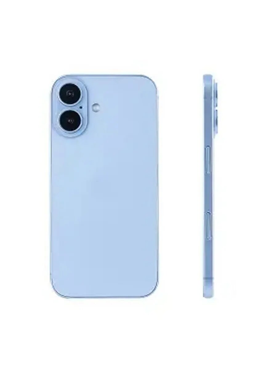 Стильный голубой муляж iPhone 17 для декора и фотосессий