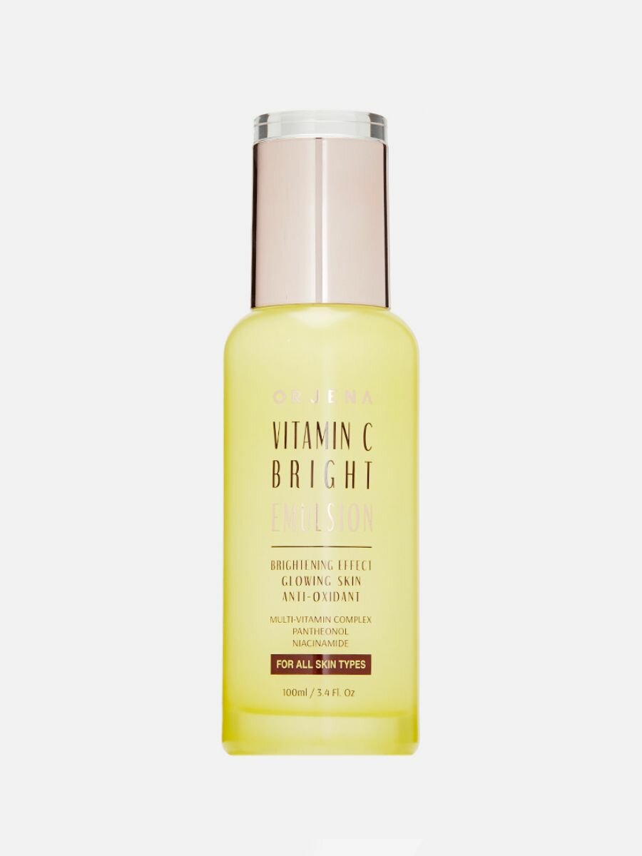 ORJENA Эмульсия для сияния кожи лица с витамином C, Vitamin C Bright Emulsion 100 мл