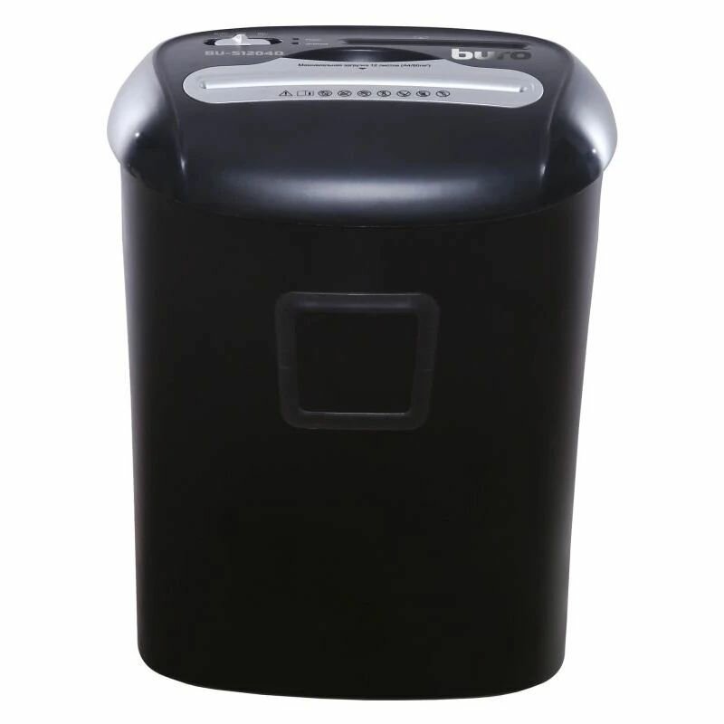 Шредер Buro Office BU-S1204D (секр. P-4)/фрагменты/12лист./21лтр./пл. карты/CD