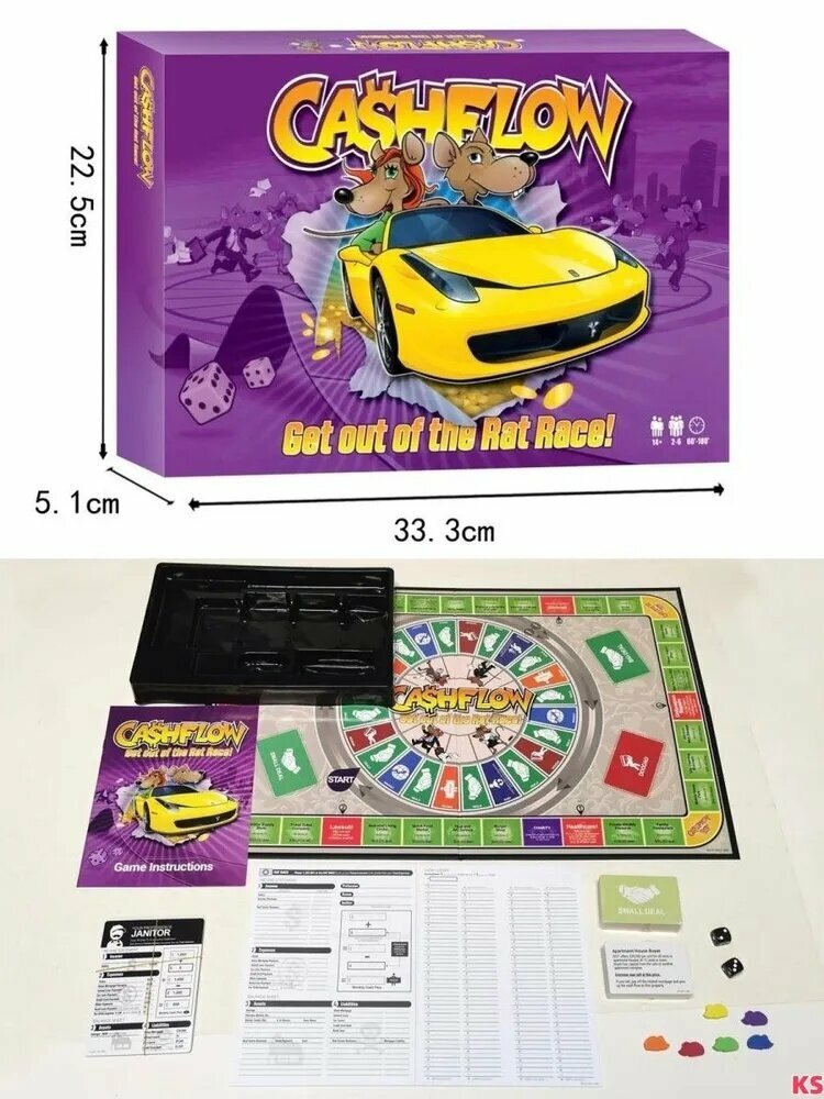 Русская игра с денежным потоком настольная игра