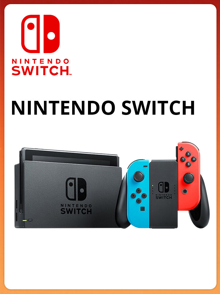 Игровая приставка Nintendo Switch - OLED Model with Neon Red & Neon Blue 64GB
