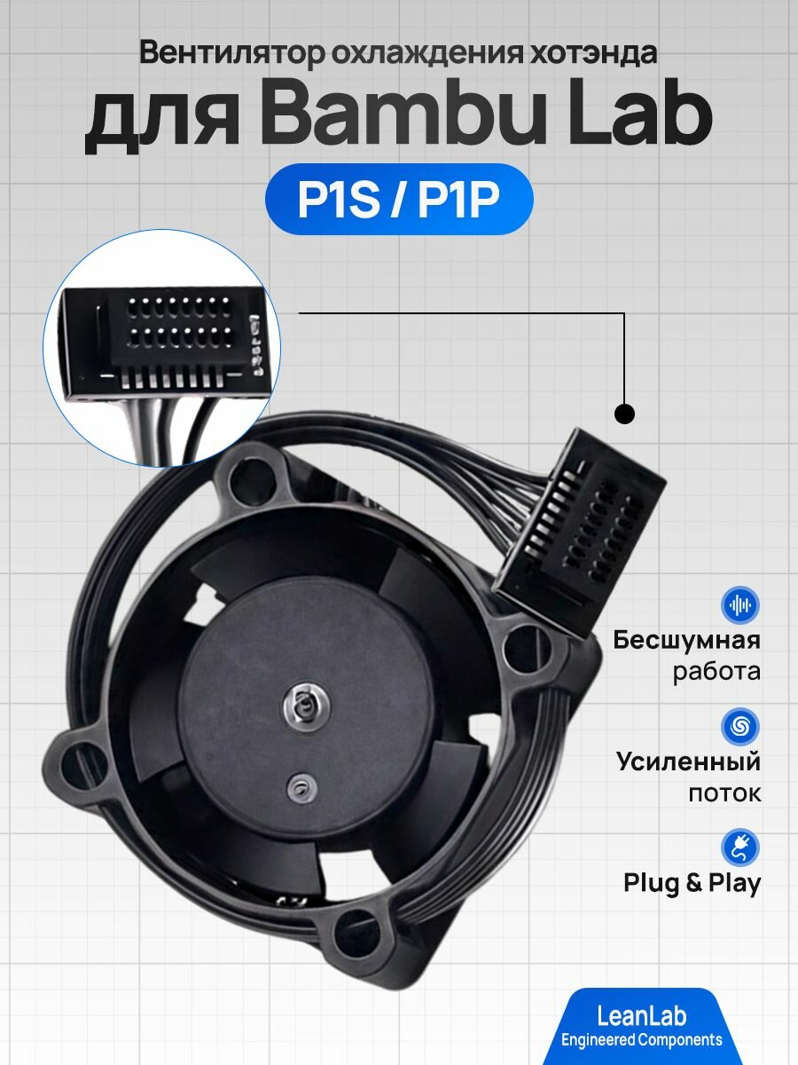 Вентилятор хотэнда для Bambu Lab P1S / P1P (Hotend Cooling Fan)