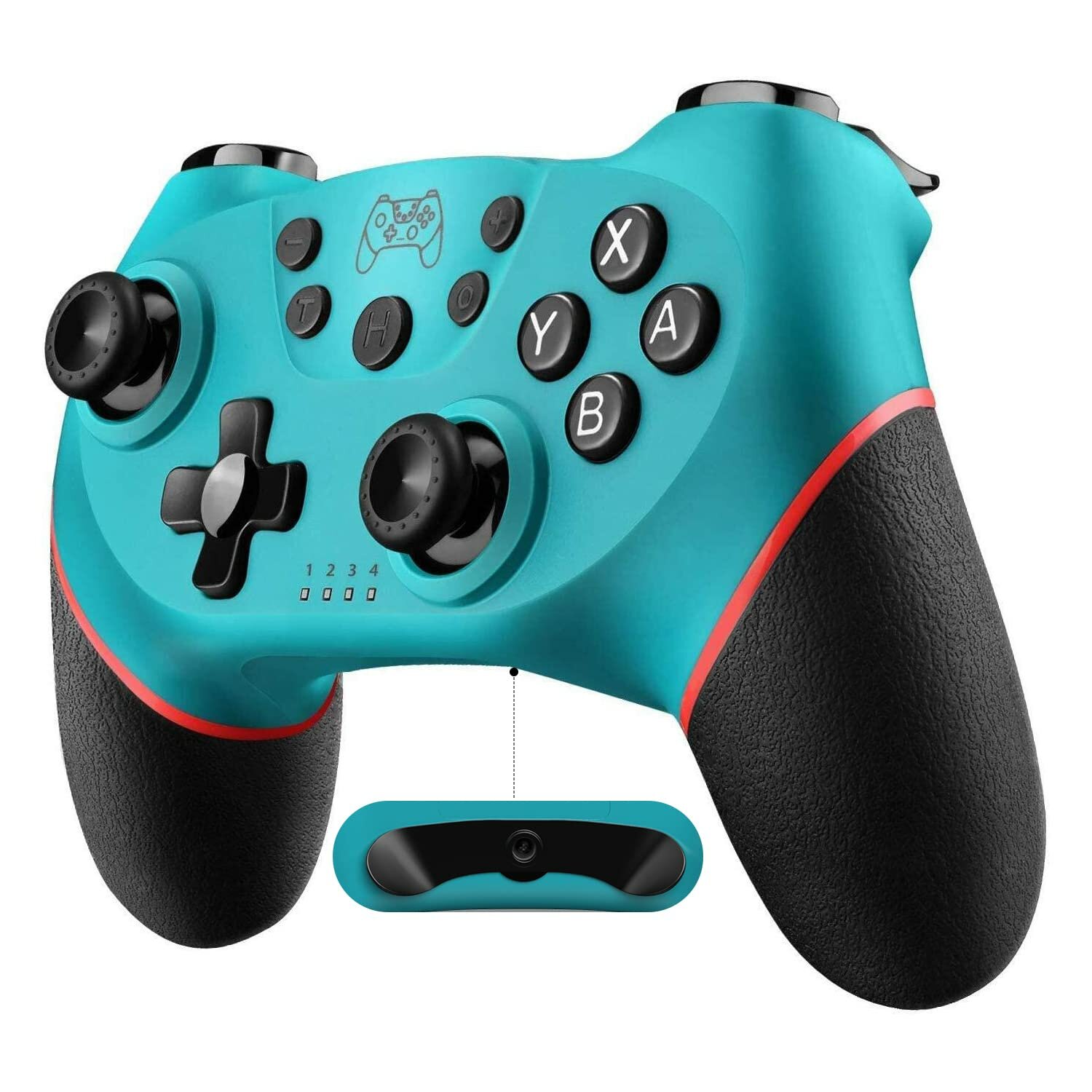 Diswoe беспроводной контроллер для Switch/PC, с джойстиком Hall, гироскопом, вибрацией и пробуждением