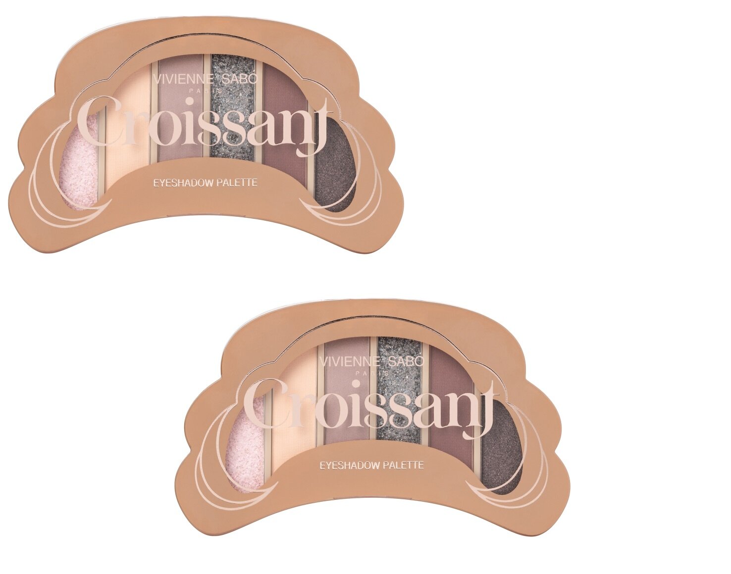 Палетка теней для век Vivienne Sabo Palette de fards a paupieres “Croissant” тон 03 2шт