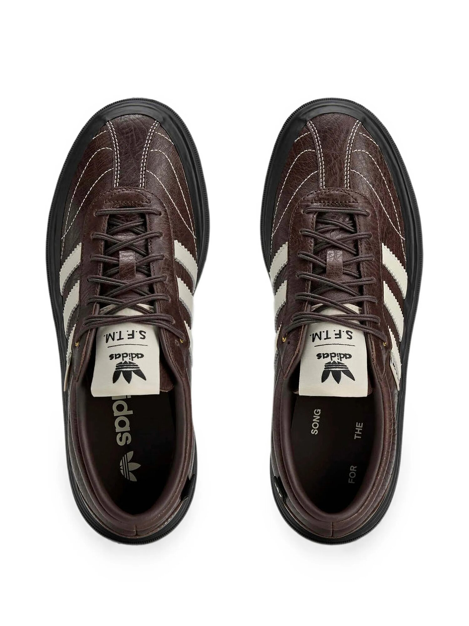 Кроссовки adidas Samba LX Freizeit, размер 7.5 US, коричневый/серый/оранжевый — фото 1