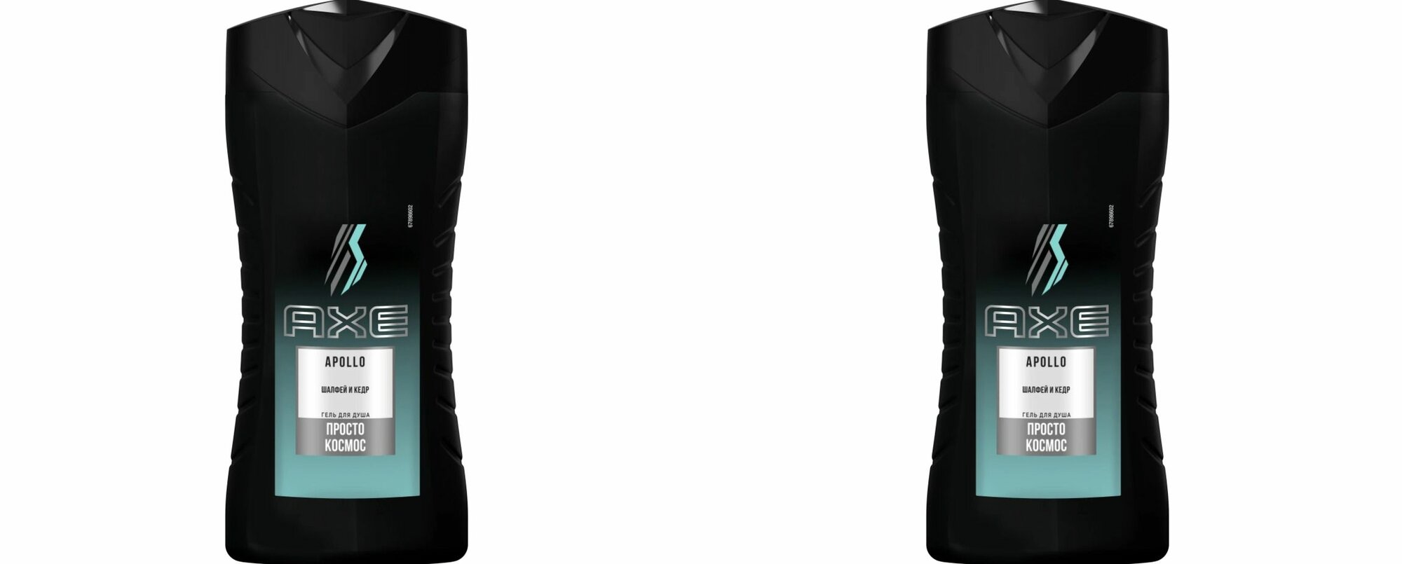 Axe гель для душа Аполло,250 мл,2 шт