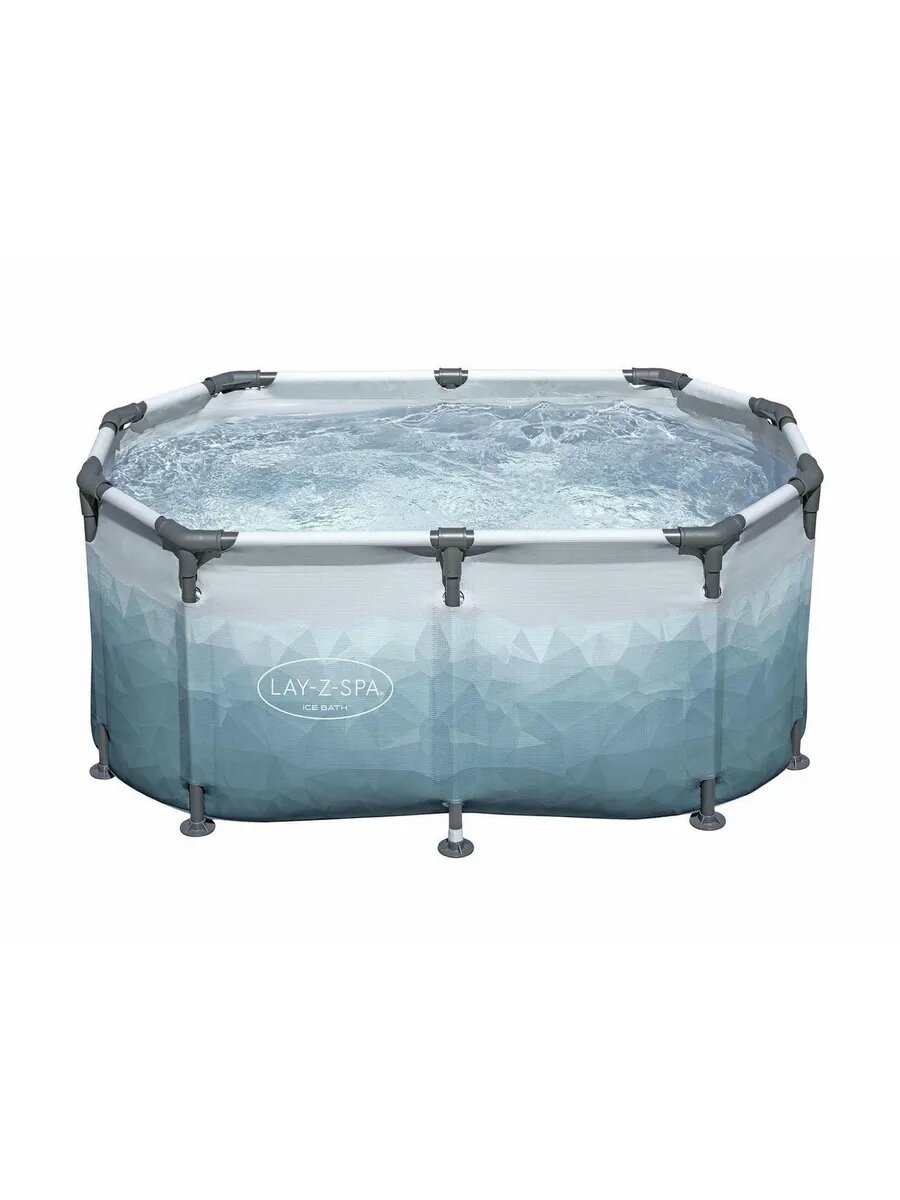 Ледяная купель BestWay Glacial dip Ice bath tub 6002N BW 150x90x65см 431 л , серебристый