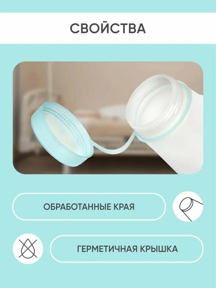 Мочеприемник мужской (утка) для лежачих больных, 1 л, со светящейся в темноте крышкой, удобный и герметичный.