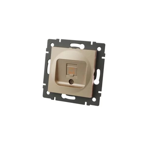 Розетка Arlight Механизм компьютерной розетки SCT-MPC1-PL-GD-V (RJ-45, CAT6) (Arlight, -)