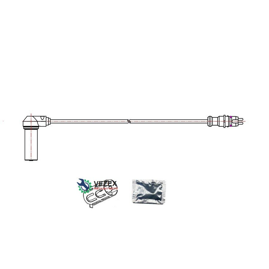 STARTVOLT VS-ABS1618 Датчик ABS для а/м Iveco Stralis (02-) угловой 2050мм (VS-ABS 1618)