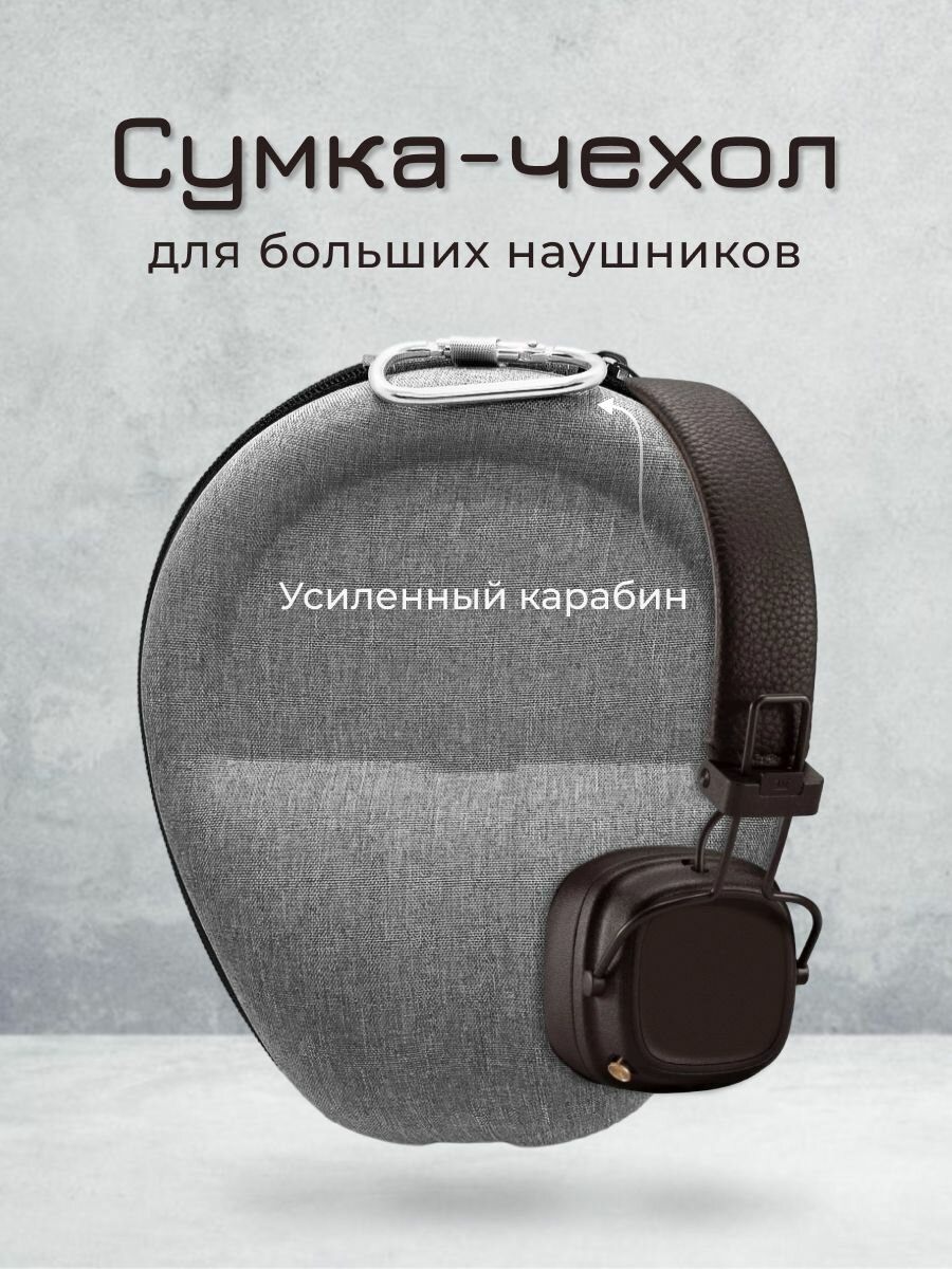 Чехол-сумка для полноразмерных накладных наушников, больших, DJ, беспроводных, Jbl/Sony