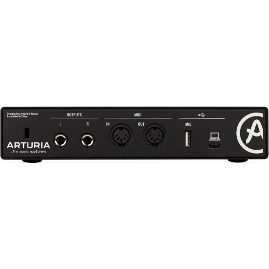 Аудиоинтерфейс Arturia "MiniFuse 2", Black, для подключения к компьютеру