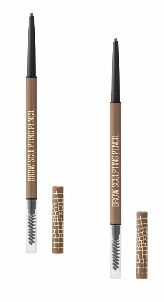 Автоматический карандаш Stellary для бровей / Brow sculpting pencil тон 01 2шт