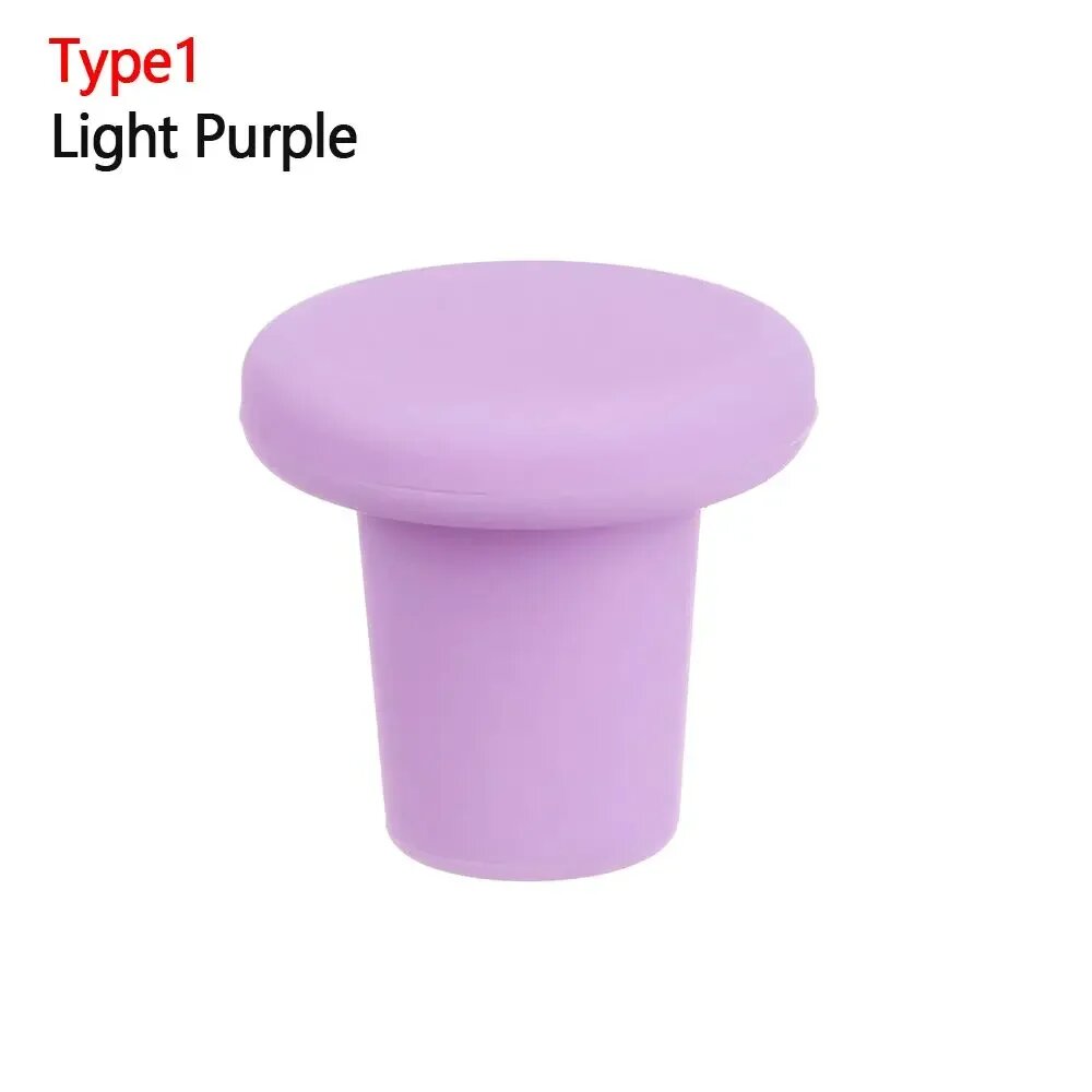Силиконовая пробка для вина, Light Purple-Type1