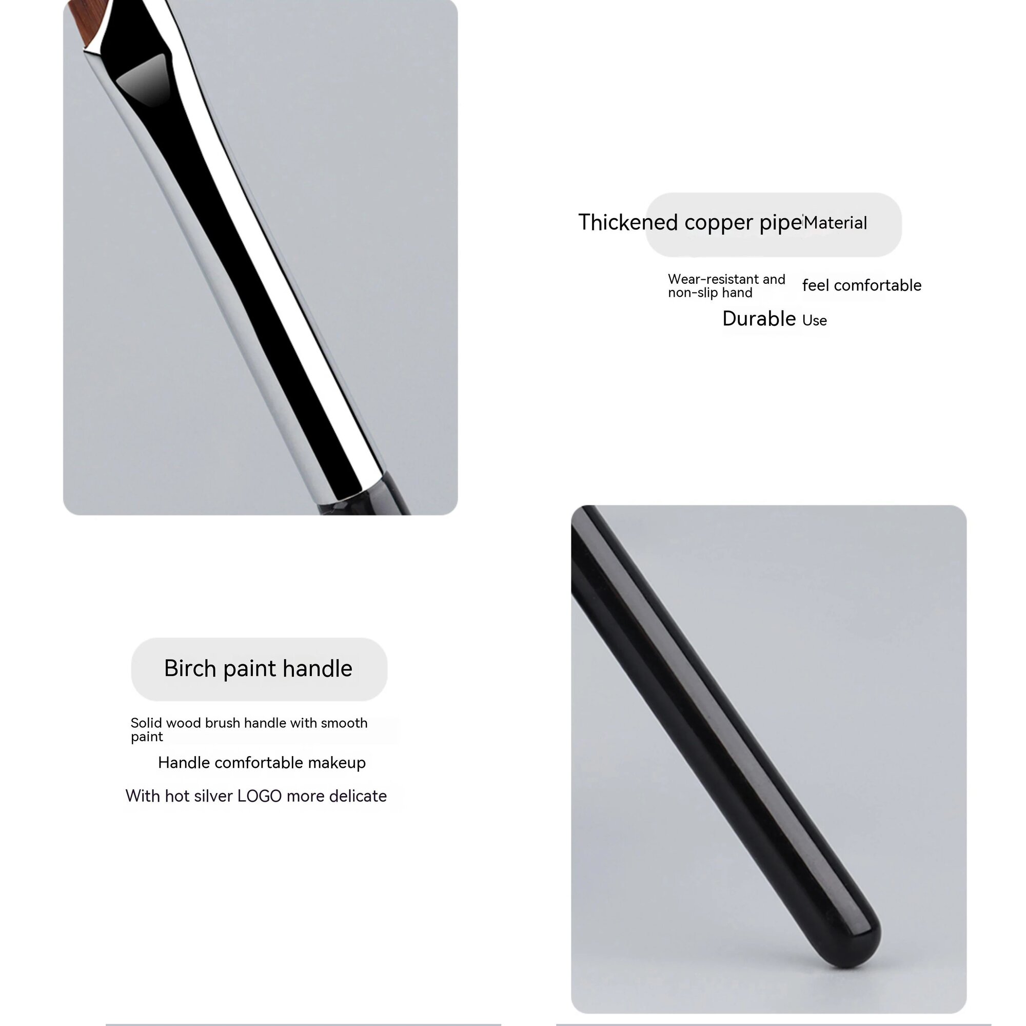 Кисть для бровей Angle Flat Eyebrow Brush — фото 1