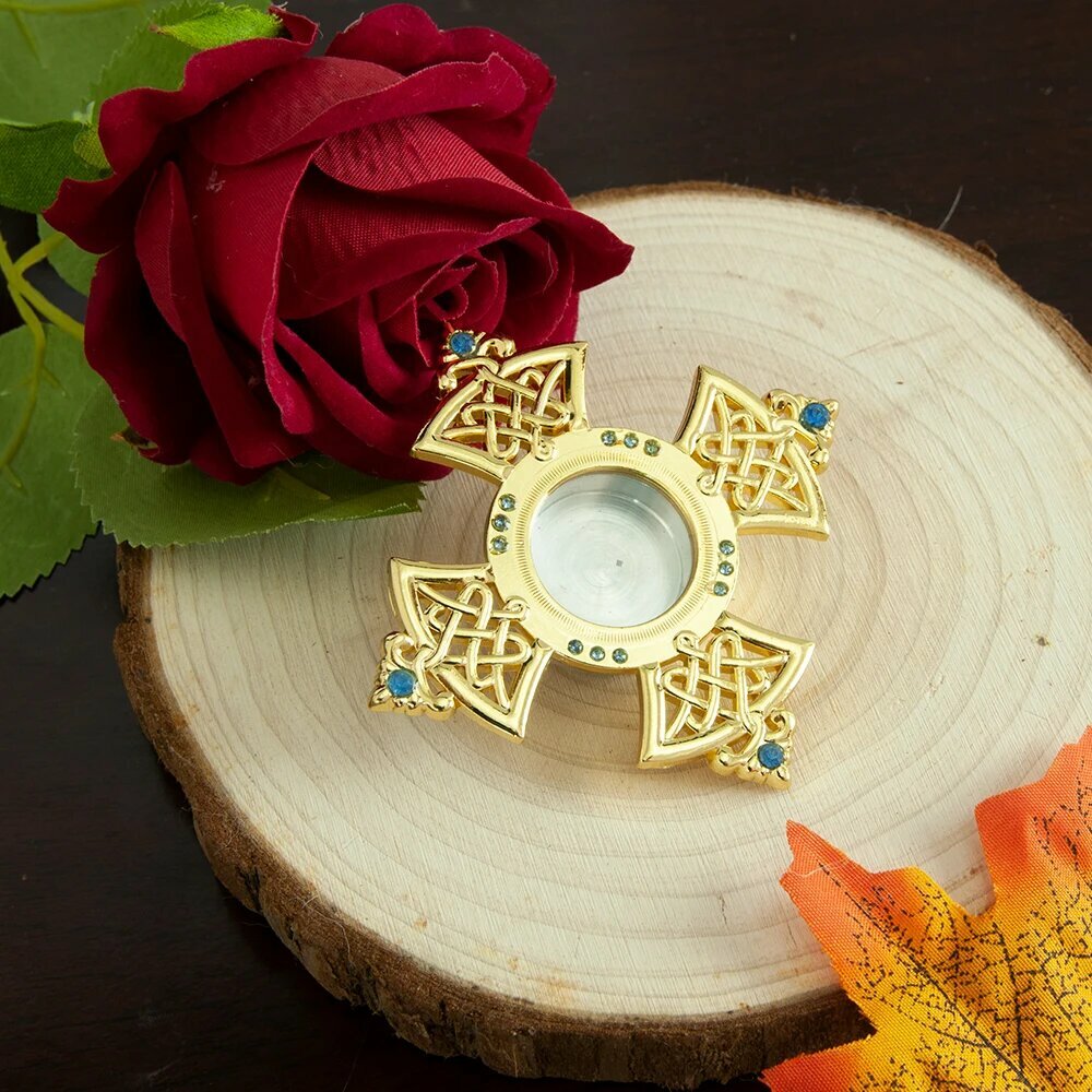 Подставка для аромалампы Кельтский крест, G LIGHT BLUE
