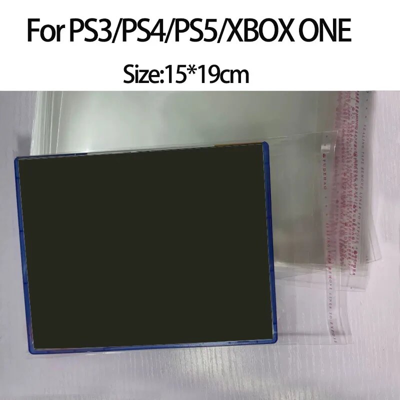 Защитный пакет для PS3/PS4/PS5/Xbox One, 15*19см, 100шт